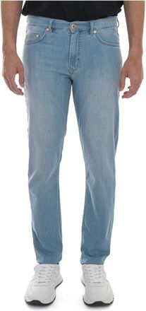 Harmont & Blaine Homme, Jeans, Bleu, Taille: W38 Jean en denim 5 poches