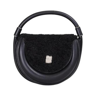 Replay Femme, Sacs, Noir, Taille: ONE Size Sac &agrave; main avec poche int&eacute;rieure et bandouli&egrave;re