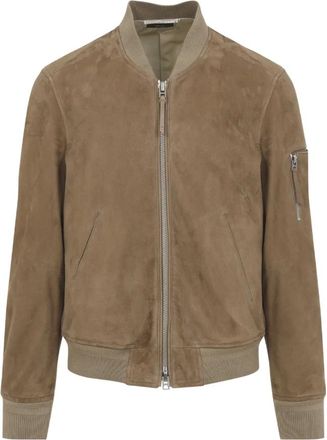 Tom Ford Homme, Vestes, Beige, Taille: XL Blouson en cuir