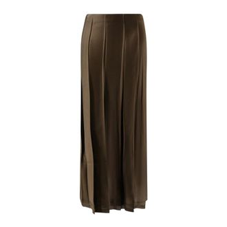 Vince Midirock mit Falten - - Skirts - Damen - Gr&uuml;n - M