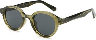 Generic Lunettes De Soleil Rondes D&eacute;coratives For Photos De F&ecirc;te, Hommes Et Femmes, Style Plage Et Vacances.(Green)