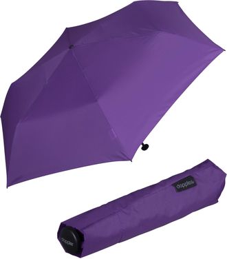 Doppler zero,99 extrem leichter Mini Damen Taschenschirm - royal purple
