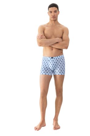 Mey Tagw&auml;sche Serie Stripes with Tie Pattern Herren Shorties Blue Haze XL(7)