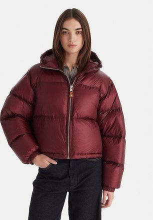 Tommy Hilfiger Daunenjacke WW0WW46541 Dunkelrot Regular Fit