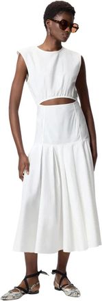 Pinko Pinko, Femme, Robes, Blanc, Taille: 34 FR Suzzara Midi Dress
