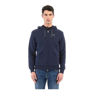 La Martina Homme, Sweatshirts et sweats &agrave; capuche, Bleu, Taille: M Thiago Sweat &agrave; capuche