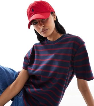 Polo Ralph Lauren Baseballkappe in Rot mit Markenlogo