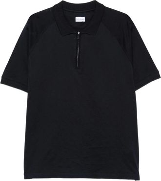 Pal Zileri Polo &agrave; motif g&eacute;om&eacute;trique - Homme - Tops - Bleu - Taille: 4XL