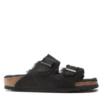 Birkenstock Pantoletten Birkenstock Arizona Shearling 0752663 Schwarz