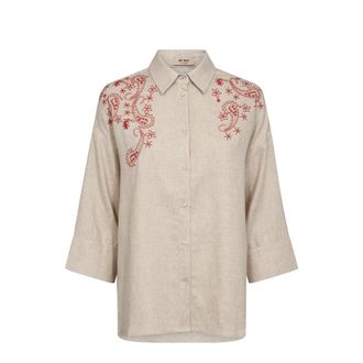 Mos Mosh MOS Mosh, Damen, Blusen & Hemden, Beige, SGr&ouml;&szlig;e