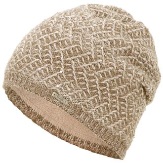 Faera Winterm&uuml;tze M&uuml;tze Damen Pailletten warm gef&uuml;ttert Winterm&uuml;tze M&auml;dchen Frauen Fleecefutter Winter Strickm&uuml;tze Beanie, Farbe:Beige