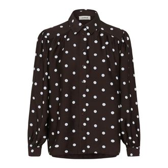 Soaked In Luxury Chemise - Femme - Blouses et Chemises - Brun - Taille: 40 FR