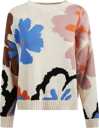 Max Mara Femme, Pulls, Multicolore, Taille: 38 FR Celebre Maille Ras du Cou