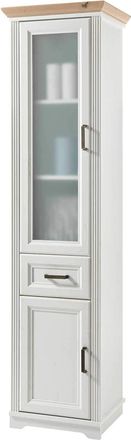 JACK Hochschrank Badezimmerschrank Badregal Badm&ouml;bel | Dekor | Artisan Eiche | Pinie | 1 Schublade | 2 T&uuml;ren | BxHxT 48x190x43 cm