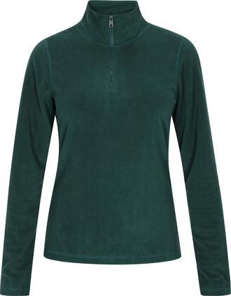 Faina Fleecepullover Damen dunkelgr&uuml;n