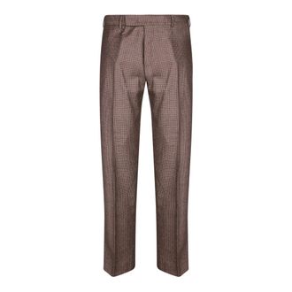 Pantaloni Torino Anzughose mit B&uuml;gelfalte- tailliert - - Trousers - Herren - Braun - M