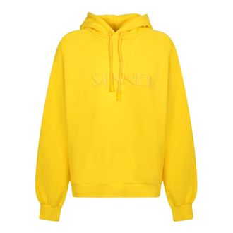 Sunnei Basic Hoodie von Sunnei - - Sweatshirts & Hoodies - Damen - Gelb - 2XS