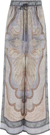 Zimmermann Femme, Pantalons, Multicolore, Taille: 40 FR Wanderlust Relaxed Pant