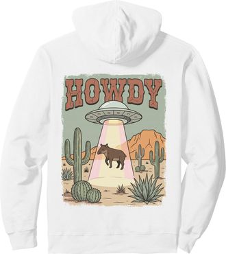 Image UFO Howdy Desert Tapir Pullover Hoodie