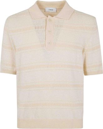 Lardini Poloshirt - Wei&szlig;