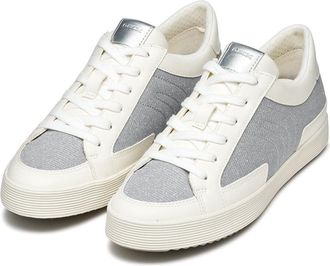 Geox Damen D BLOMIEE B Sneaker, Silver/Optic White, 39 EU