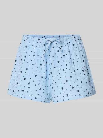 Jake*s Casual Relaxed Fit Pyjama-Shorts mit Allover-Motiv-Print