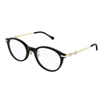 Gucci Horsebit Runde Fassung - - Accessories - Damen - Schwarzk - 50 MM