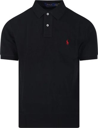 Ralph Lauren Homme, Tops, Noir, Taille: XL Polo Chemises