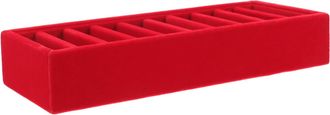 Cabilock Schreibtisch Organizer F&uuml;r B&auml;nder MDF Aufbewahrungsbox 24&times;9,5&times;4cm Leicht Kompakt Bandhalter Bastelband Aufbewahrung F&uuml;r Zuhause B&uuml;ro