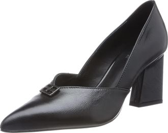 Högl Damen Romy Pumps, Schwarz, 38.5 EU X-Weit