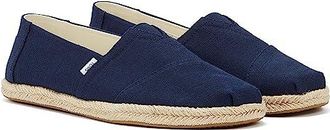 Toms Homme Alpargata Rope Classic Semelle de Mocassin, Blue Navy, 41 EU