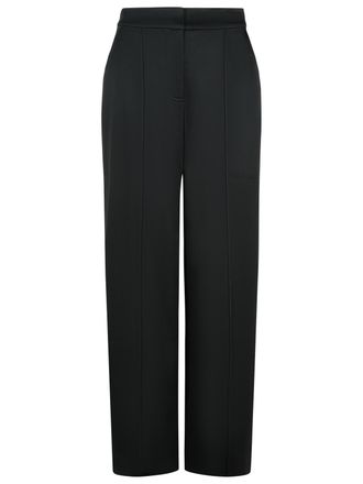 SIMKHAI Pantalon de m&eacute;lange &agrave; ac&eacute;tate noir Simkhai Kyra
