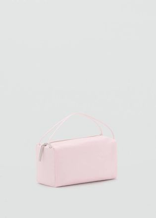 Mango Sac nylon anse double rose p&acirc;le - Femme - Taille unique - MANGO