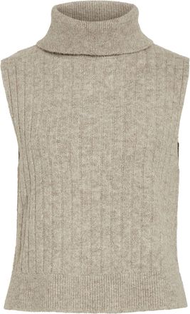 Vila VIBELUNA HIGH Neck S/L Knit Vest-NOOS