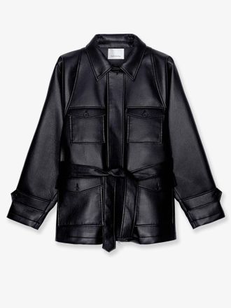 Frankie Shop Kelia faux leather trench - THE FRANKIE SHOP - gender_Woman