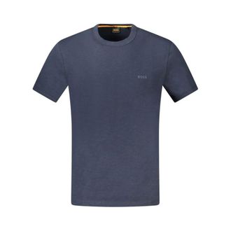 HUGO BOSS Homme, Tops, Bleu, Taille: XL T-shirt &agrave; manches courtes et col rond