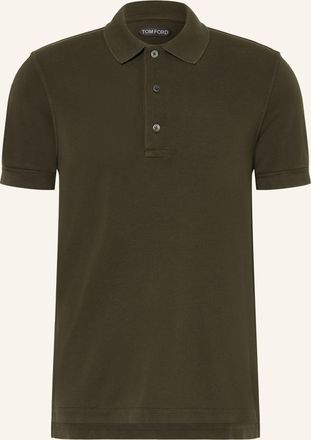 Tom Ford Piqu&eacute;-Poloshirt gruen