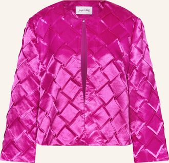 Joseph Ribkoff Kastenjacke Aus Satin pink
