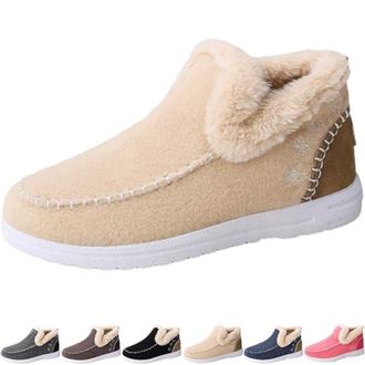 Generic Bottes orthop&eacute;diques confortables en polaire pour homme et femme - Doublure en peluche chaude - Antid&eacute;rapantes - Bottes d&eacute;contract&eacute;es l&eacute;g&egrave;res et chaud