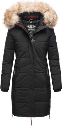 Navahoo Damen Winterjacke Halina - Warmer Parka mit Abnehmbarem Kunstfellkragen