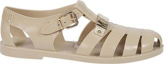 Moschino Homme, Chaussures, Beige, Taille: 41 EU Jelly15 Sandales
