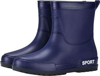 Generic Bottes en Caoutchouc pour Homme - Imperm&eacute;ables &agrave; leau - Courtes - Bottes de Pluie pour Hommes - Antid&eacute;rapantes - Bottines pour Hommes - Chaussures de 