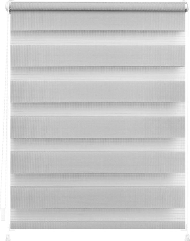 LICHTBLICK Doppelrollo ohne Bohren mit Verspannung, Trendfarben ...