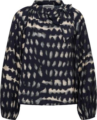 &Co Woman Bluse mit Schal-Kragen - - Blouses & Shirts - Damen - Mehrfarbig - XL