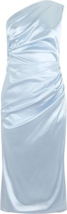 Dolce & Gabbana Femme, Robes, Bleu, Taille: 38 FR Robe Midi Une &Eacute;paule