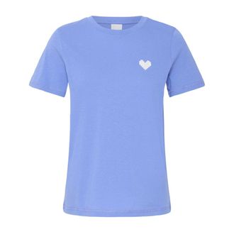 Ichi Ichi - IHPalmer T-Shirt - Femme - Tops - Bleu - Taille: 44 FR