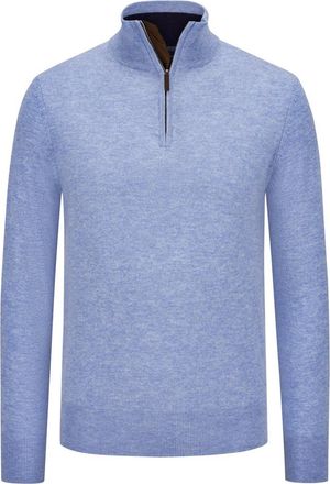 Tom Rusborg Softer Troyer aus Merinowolle und Kaschmir mit Ellenbogenpatches in