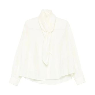Carven Damen, Blusen & Hemden, Beige, SGr&ouml;&szlig;e
