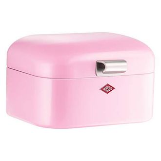 WESCO Wesco 235 001 Mini Grandy Brotkasten 17 x 18 x 12cm (L/B/H) rosa, Edelstahl
