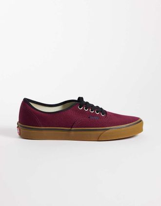 Vans Authentic Sneaker in Burgunderrot